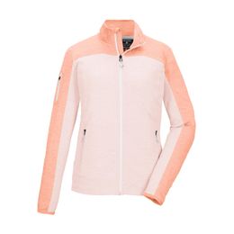 Killtec Damen Strickjacke "KOS 71 WMN FLX JCKT"pink, Gr. 48, Obermaterial: 100% Polyester, Strickjacken, Colourblock Powerstretchjacke mit