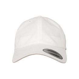 Flexfit Damen Snapback Cap "Flexfit Unisex Peached Cotton Twill Dad Cap"wei&szlig;, unifarben, 100% Baumwolle, Caps