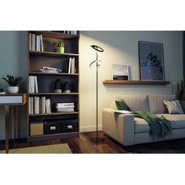 Paulmann LED Stehlampe "Odila Tunable White 2x1200lm 2x10,4W Schwarz matt, Chrom", 2, H: 150cm, 1 Stk., schwarz, Wohnzimmer, Leuchten, dimmbar