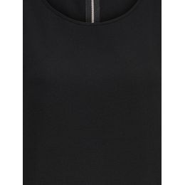 Only Damen Kurzarmbluse "ONLVIC &ndash; feminines Blusenshirt in lockerer Form", schwarz, Gr. 42, unifarben, Web, Obermaterial: 97% Polyester, 3% Elasthan,