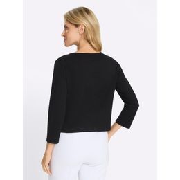 Classic Basics Damen Cardigan, schwarz, Gr. 44, unifarben, 70% Viskose, 30% Polyamid, Strickjacken