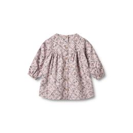 Wheat M&auml;dchen Shirtkleid "Wheat Dress L/S Fenja", rosa, Gr. 62, 100% Baumwolle, Kleider
