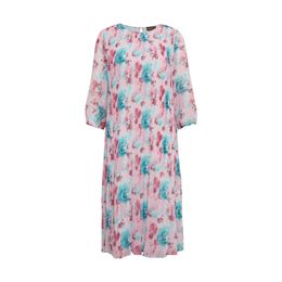 GOLDNER Damen Etuikleid "Aufregend plissiertes Kleid", orange, festlich, Gr. 42, Obermaterial: 100% Polyester PES., Kleider, Ohne