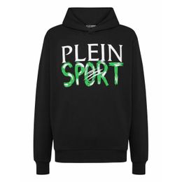 Plein Sport Jungen Sweatshirt "Hoodie", schwarz, Gr. M, Obermaterial: 88% Baumwolle, 12% Polyester, Sweatshirts