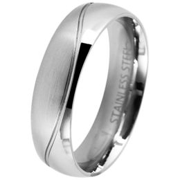 Adelia&acute;s ADELIA ́S Herren Fingerring "Herren Ring aus Edelstahl", 70, Edelstahl, silber, Edelstahl, Fingerringe