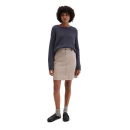 Marc O'Polo MARC O'POLO Damen Webrock "aus Brushed Cotton Twill", beige, Gr. 34, unifarben, Obermaterial: 56% Baumwolle, 41% Lyocell, 3% Elasthan, R&ouml;cke