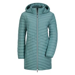 GOLDNER Damen Winterjacke "Gef&uuml;tterter langer Mantel mit Kapuze", gr&uuml;n, Modisch, Gr. 52, Obermaterial: 100% Polyamid PA., Jacken, mit femininer