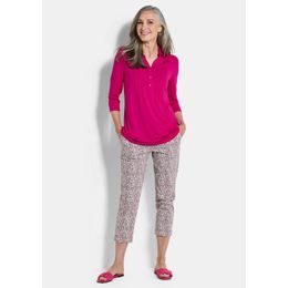 GOLDNER Damen Tunika "Kurzgr&ouml;&szlig;e Elegantes Blusenshirt mit Biesen", pink, Gr. 24, Obermaterial: 95% Viskose CV. 5% Elasthan EL., Tuniken,