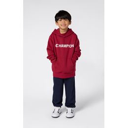 Champion Jungen Kapuzensweatshirt "SPORTWEAR HOODIE Standard Fit", rot, Gr. XXL, Obermaterial: 54% Baumwolle, 46% Polyester, Sweatshirts, f&uuml;r Kinder