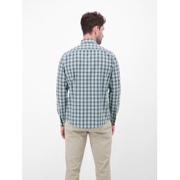 Lerros Herren Langarmhemd "Karohemd mit Button-Down-Kragen", bunt, Gr. L, 100% Baumwolle, Hemden
