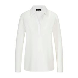 GOLDNER Damen Klassische Bluse "Zeitlose Viskosebluse mit Hemdkragen", wei&szlig;, Modisch, Gr. 48, Obermaterial: 100% Viskose CV., Blusen, Hemdkragen