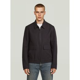 G-Star Raw Blouson G-STAR "Midnight-Blouson", Herren, Gr. L, dk schwarz, Obermaterial: 100% Baumwolle, Jacken Blouson