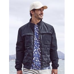 Lerros Herren Steppjacke "Sportiver Blouson, gesteppt", blau, Gr. M, 100% Polyester, Jacken