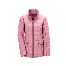 GOLDNER Damen Steppjacke "Winterjacke mit Stehkragen", rosa, Gr. 52, Obermaterial: 100% Polyester PES., Jacken, Modern intepretierter Rautenstepp