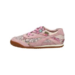 Laura Vita Damen Schn&uuml;rschuh "Laura Vita Halbschuhe Leder/Textil", Gr. 39, rosa, Leder, Textil, Schuhe