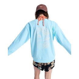 Roxy Damen Sweatshirt "Surf Stoked Terry Vint", blau, Gr. M, Obermaterial: 60% Baumwolle, 40% Polyester., Sweatshirts
