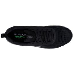 Skechers Herren Sneaker "SUMMITS-TORRE", Gr. 39, schwarz, Textil, Schuhe, Freizeitschuh, Trainingsschuh, Schn&uuml;rschuh mit Memory Foam