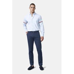MEYER Herren Chinos "M5 Move 1-6024", blau, Gr. 34, unifarben, 96% Baumwolle, 4% Elasthan, Hosen, mit Stretchbund