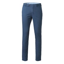 MEYER Herren Chinos "New York 1-5074", blau, Gr. 54, unifarben, 98% Baumwolle, 2% Elasthan, Hosen, in Regular-Fit
