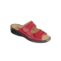 Franken Schuhe FRANKEN-SCHUHE Damen Pantolette, Gr. 37, rot, Glattleder, Schuhe