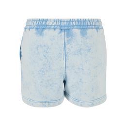 Urban Classics Damen Sweatshorts "Urban Classics Damen Ladies Towel Washed Sweat Shorts", blau, Gr. XXL, unifarben, 70% Baumwolle, 30% Polyester,