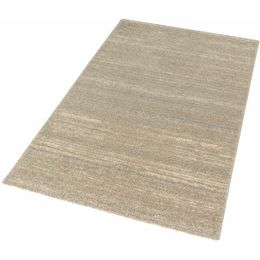 Teppich Astra, B:140cm H:20mm L:200cm, beige, Kunstfaser, Wohnzimmer, Teppiche, "Samoa Melange", hochwertiger Kurzflor, Wohnzimmer, in vielen Farben