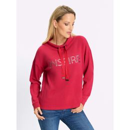 Heine Damen Sweatshirtpink, Gr. 36, unifarben, 50% Modal, 44% Polyester, 6% Elasthan, Sweatshirts
