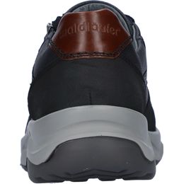 Waldl&auml;ufer WALDL&Auml;UFER Herren Sneaker "H-MAX", Gr. 10, blau, Nappaleder, Nubukleder, Schuhe, Bequemschuh, Halbschuh, Schn&uuml;rschuh in Komfortweite H = sehr weit