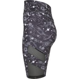 Urban Classics Damen Leggings "Urban Classics Damen", schwarz-wei&szlig;, Gr. S, 77% Polyester, 23% Elasthan, Hosen