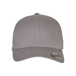 Flex Cap Flexfit "Flexfit Unisex V-Flexfit COTTON TWILL CAP", Gr. L/XL, grau, 98% Baumwolle, 2% Elasthan, unifarben, Caps