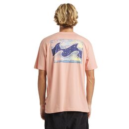 Billabong Herren T-Shirt "Crayon Wave Premium"peach, Gr. M, Obermaterial: 100% Walkfrottier;, Shirts