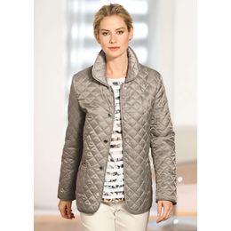 GOLDNER Damen Steppjacke "Leichte Jacke mit regelm&auml;&szlig;igem Stepp", beige, Gr. 44, Obermaterial: 100% Polyester PES., Jacken, Ohne