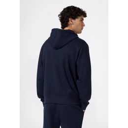 Champion Herren Kapuzensweatjacke "Graphic Full Zip Hoodie", blau, Gr. M, Obermaterial: 55% Baumwolle, 45% Polyester, Sweatjacken, mit Kapuze, aus