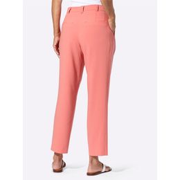 Inspirationen Damen Webhose, rosa, Gr. 52, unifarben, 63% Polyester, 33% Viskose, 4% Elasthan, Hosen