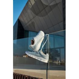 Rieker Damen Sneaker, Gr. 42, grau, Mesh, unifarben, Schuhe, Klassik Sneaker, Freizeitschuh, Sportschuh, Halbschuh, Leichtgewicht