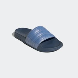 Damen Badesandale "SHOWER ADILETTE", adidas Sportswear, Gr. 43, blau, Synthetik, Schuhe, Badelatschen