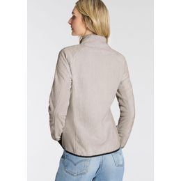 Killtec Damen Fleecejacke "KOW 6 WMN KNTFLC JCKT", wei&szlig;, Gr. 46, Obermaterial: 100% Polyester, Jacken, w&auml;rmende Fleecejacke, mit windabweisender
