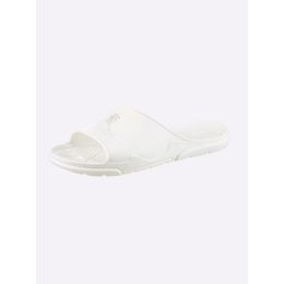 Badeschuh Fashy, Damen, Gr. 38, wei&szlig;, bedruckt, Gummi, Basic, Schuhe Badeschuh
