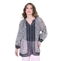 MIAMODA Blouse female Black size 50