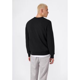 Champion Herren Sweatshirt "ICONS CONTRAST Fleece Crewneck Sweatshirt", schwarz, Gr. XXL, Obermaterial: 70% Baumwolle, 30% Polyester, Sweatshirts,