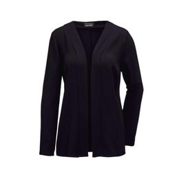 GOLDNER Damen Longblazer "Schicke Cr&ecirc;pe-Longjacke", schwarz, festlich, Gr. 42, Obermaterial: 97% Polyester PES. 3% Elasthan EL., Blazer,