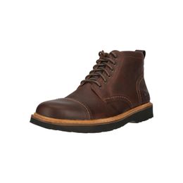 Clarks Damen Stiefel "Weltridge Zip", Gr. 42, braun, Leder, Schuhe, mit Zehenkappe