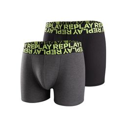 Replay Boxer shorts male Grey, Black size XL