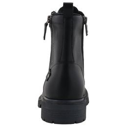 Tom Tailor Damen Schn&uuml;rboots, Gr. 38schwarz, Lederimitat, Schuhe, Workerboots, Hiking Boot mit Blockabsatz