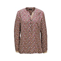 GOLDNER Damen Schlupfbluse "Moderne Druckbluse in legerer Form", rot, Modisch, Gr. 40, Obermaterial: 100% Viskose CV., Blusen, Grafisches Muster