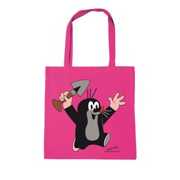 logoshirt Shopper 'Der kleine Maulwurf - Juhu' female Mixed colors, Pink size One Size