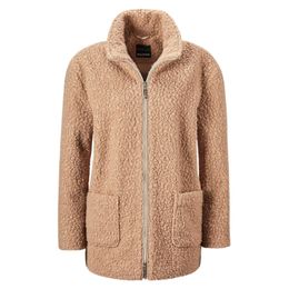 GOLDNER Damen Blouson "Kurzgr&ouml;&szlig;e Stilvolle Kurzjacke mit Stehkragen", beige, Gr. 21, Obermaterial: 100% Polyester PES., Jacken, mit 2 aufgesetzten