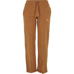 Karl Kani Damen Jogginghose "Karl Kani Damen"honey braun, Gr. S, 60% Polyester, 40% Viskose, Hosen