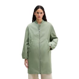 Marc O'Polo MARC O'POLO Damen Kurzmantel "aus recyceltem Polyester-Twill", gr&uuml;n, Gr. 44, unifarben, Obermaterial: 100% Polyester. F&uuml;llung: 100% Polyester.