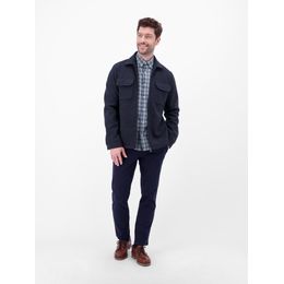 Lerros Herren Langarmhemd "Karohemd mit Button-Down-Kragen", blau, Gr. XXXL, 100% Baumwolle, Hemden